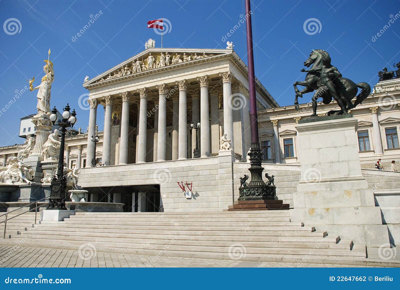 Austrian Parliament stock photo. Image of building, classic - 22647662