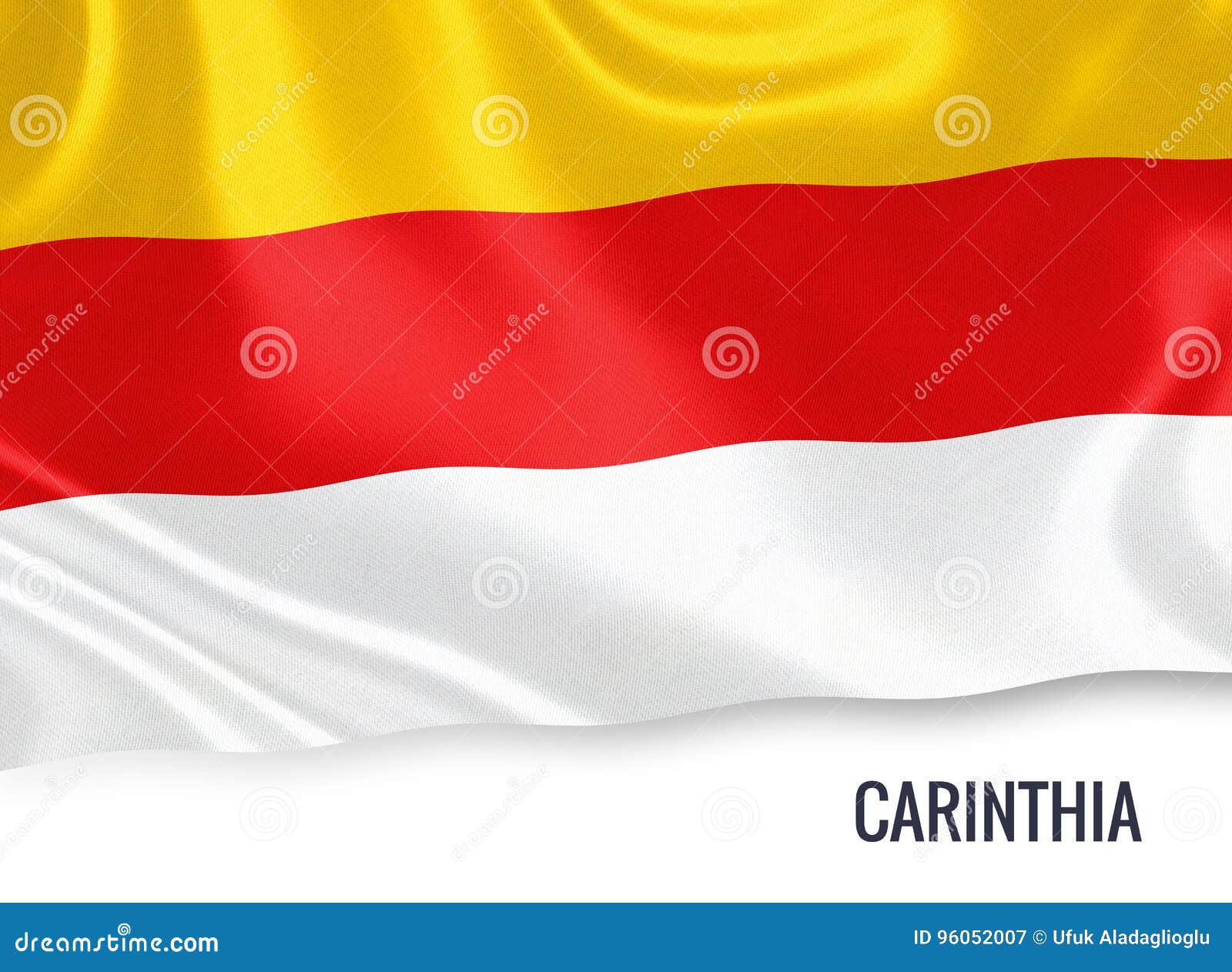 Map State Carinthia Of Austria On Transparent Background. Blank Map ...