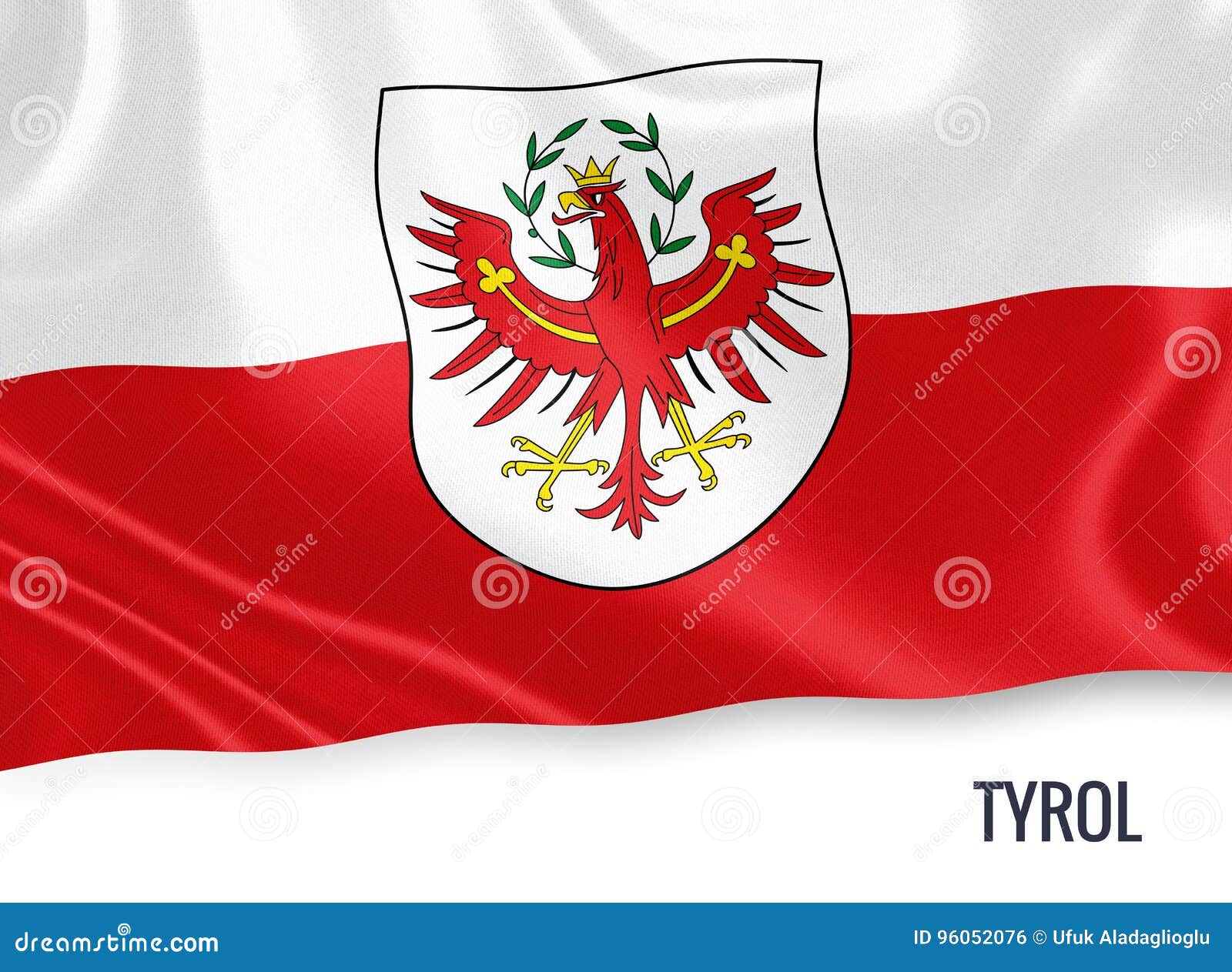 Flag Of Innsbruck City Tirol, Austria. Royalty-Free Stock Image ...