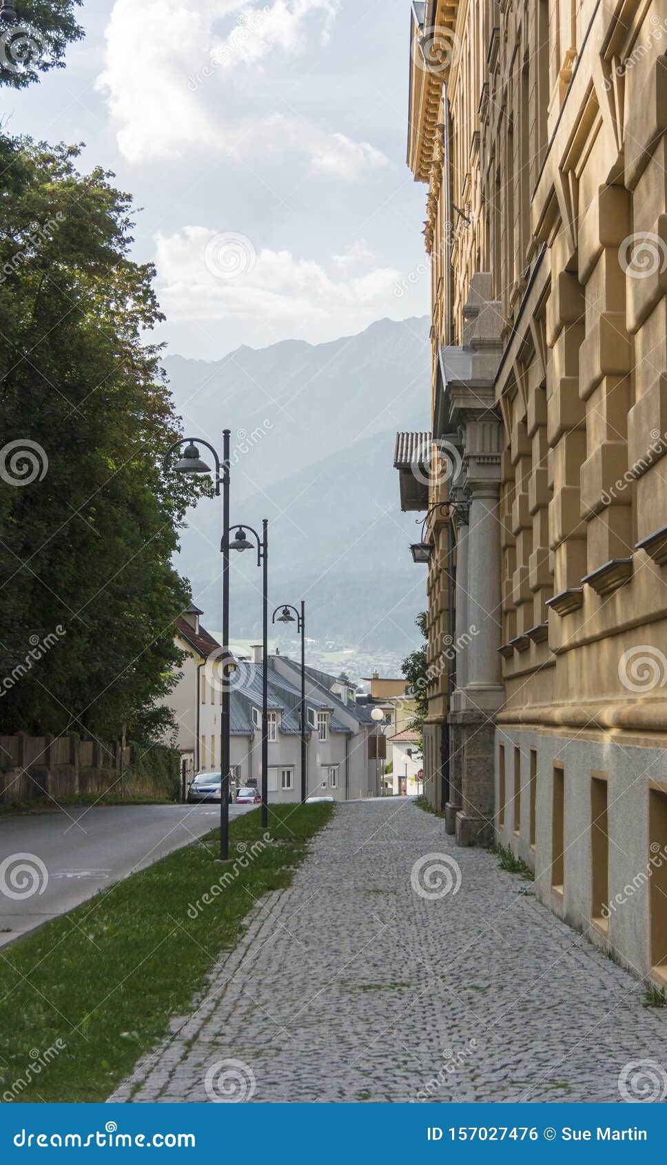 Austrian Street View stock photo. Image of picturesque - 157027476