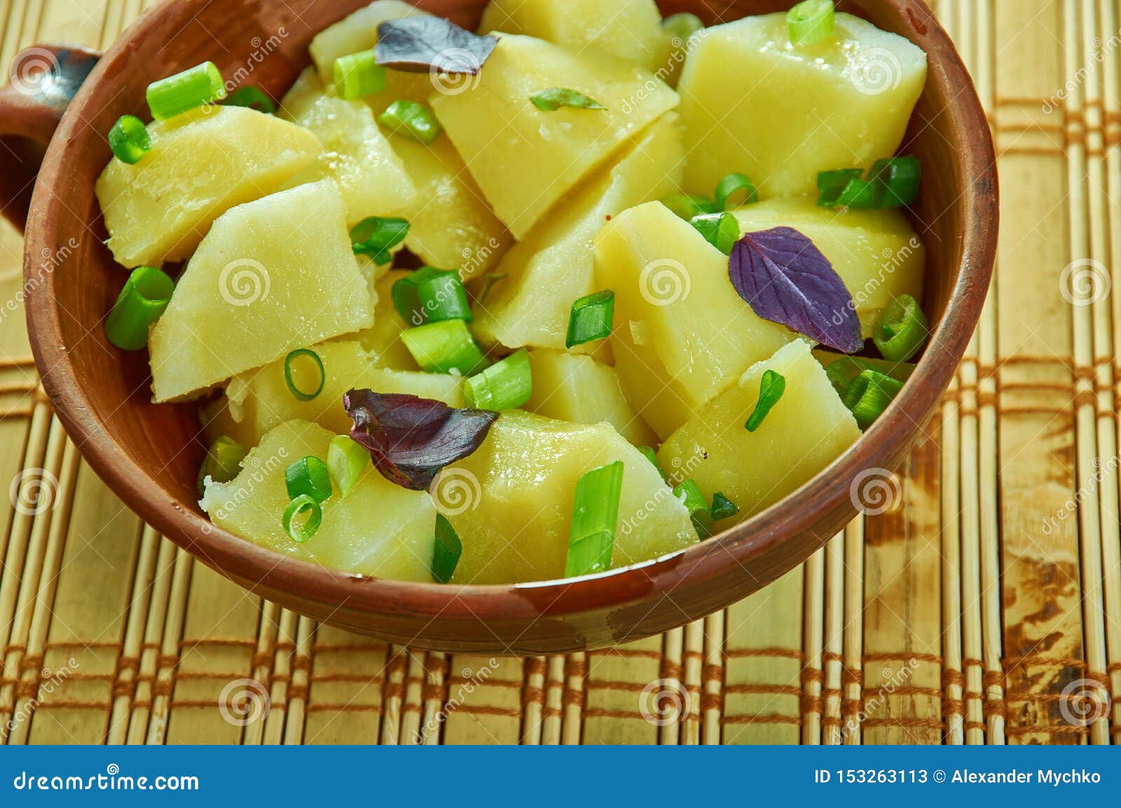 Austrian-Style Potato Salad Stock Image - Image of meal, salad: 153263113