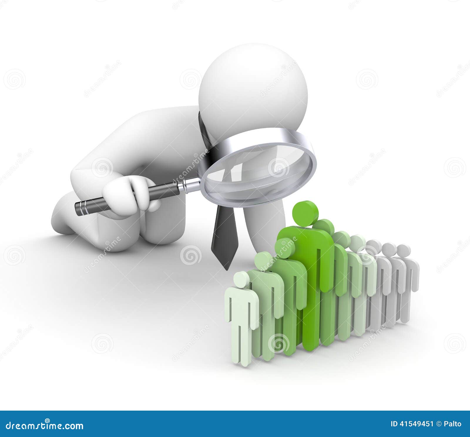 Auswahl des Personals stock abbildung. Bild von blick - 41549451