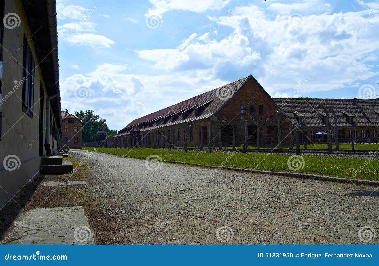 Auswitch editorial image. Image of fence, germany, memorial - 51831950