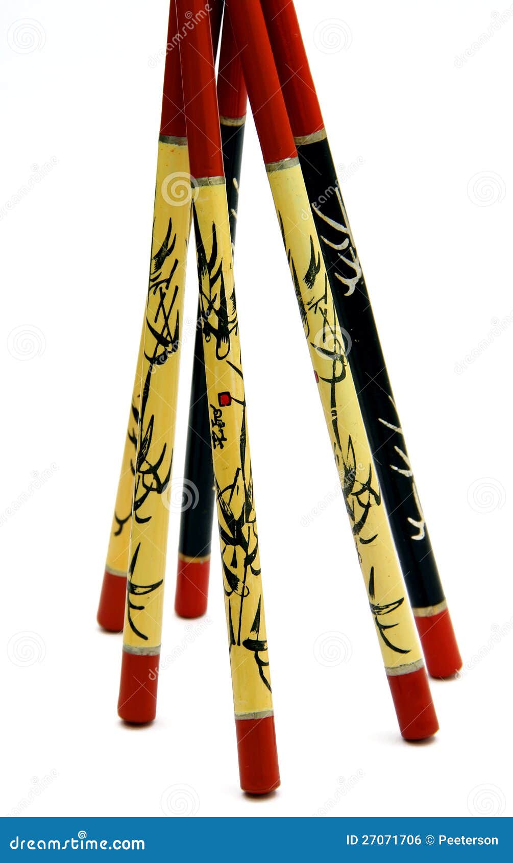 Autentiska Kinesiska Pinnar Arkivfoto - Bild av stängning, prydnad ...