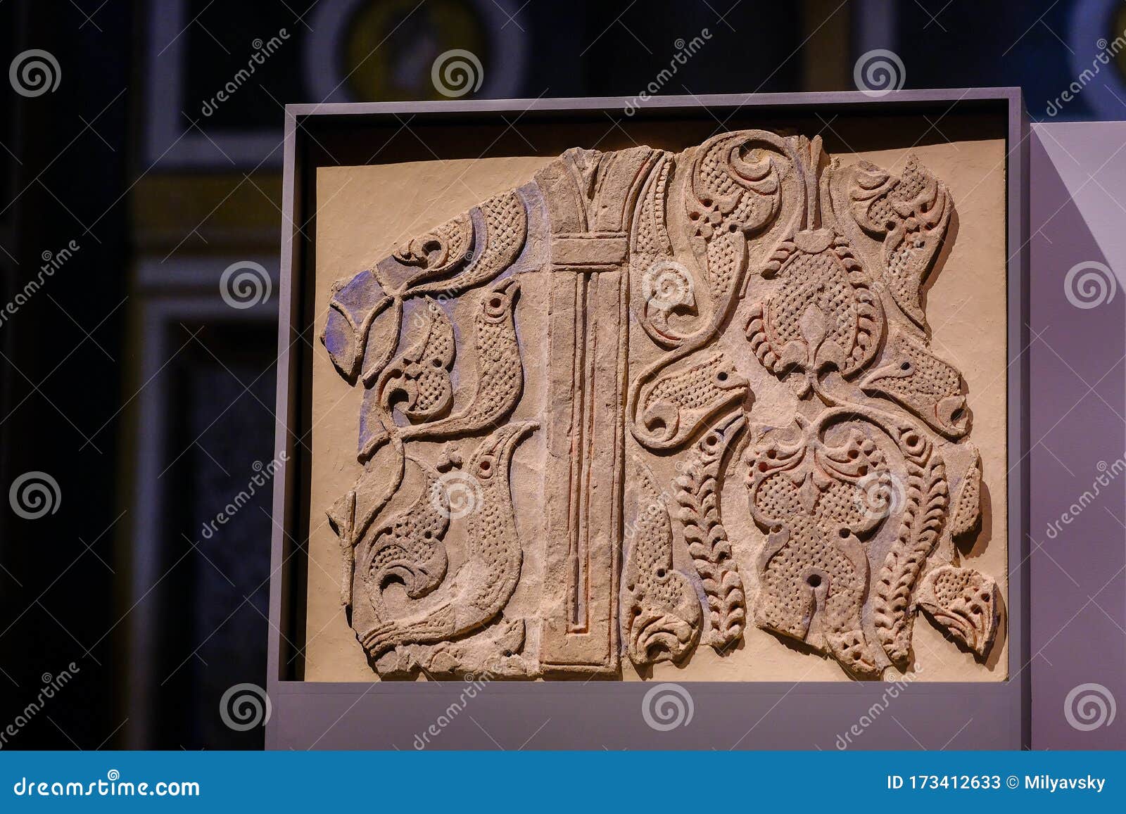 Authentic Ancient Pattern, Piece of Worlds History Editorial Stock ...