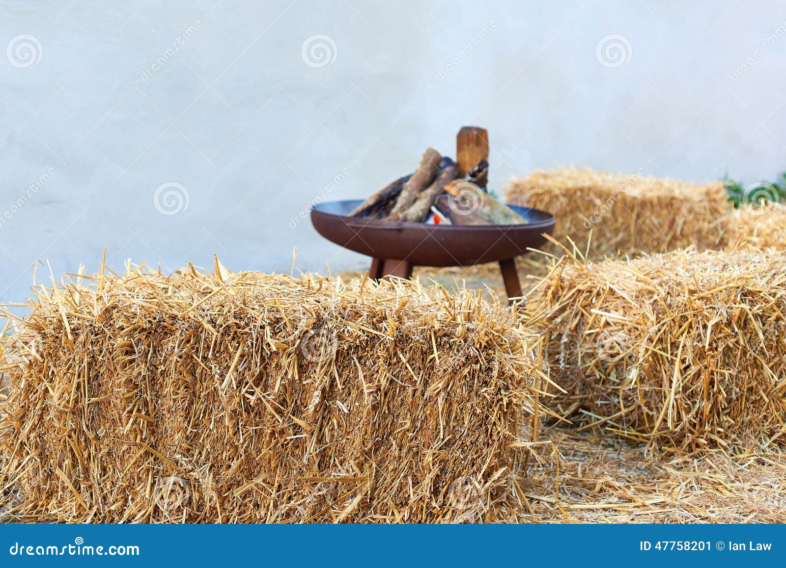 Authentic stock image. Image of harvest, smoking, straw - 47758201