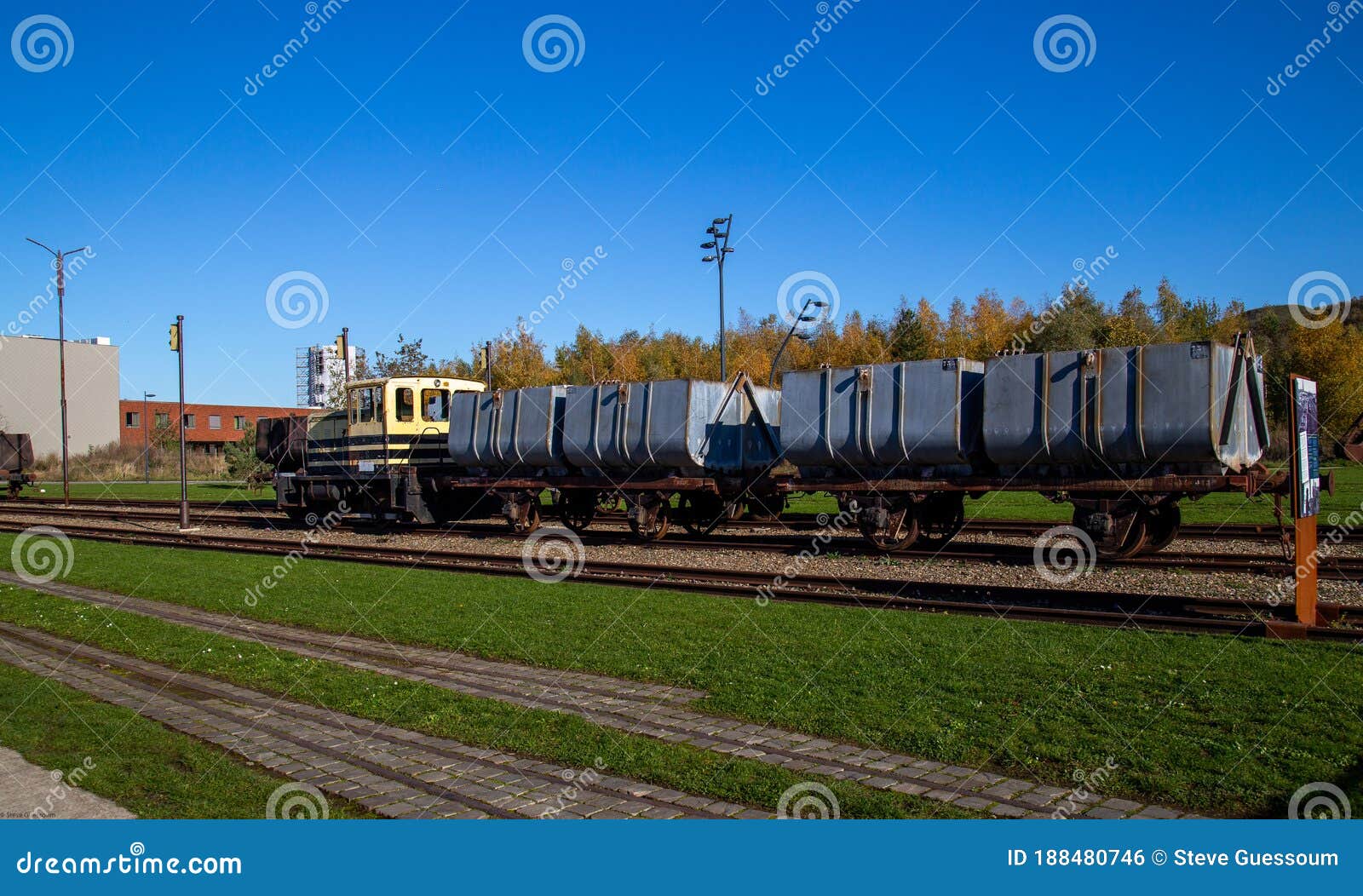 Authentic Coal Mine Train from Beringen Coal Mine Series Limburg ...