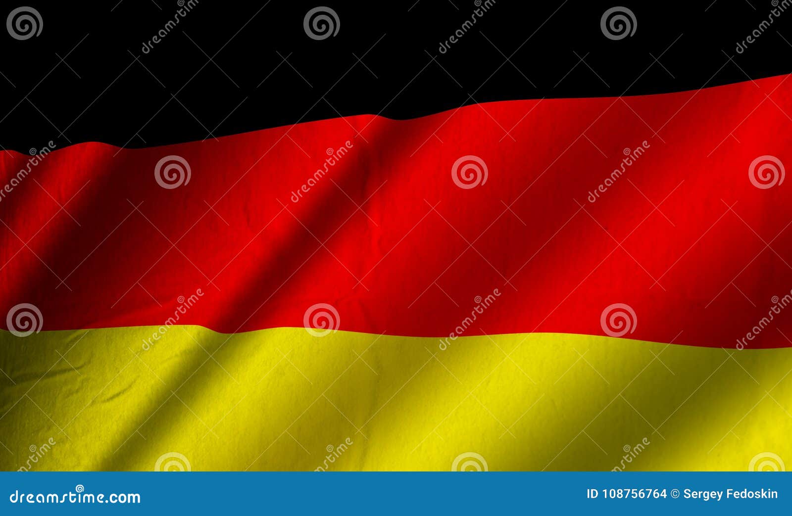 Authentic Colorful Germany Flag Stock Illustration - Illustration of ...