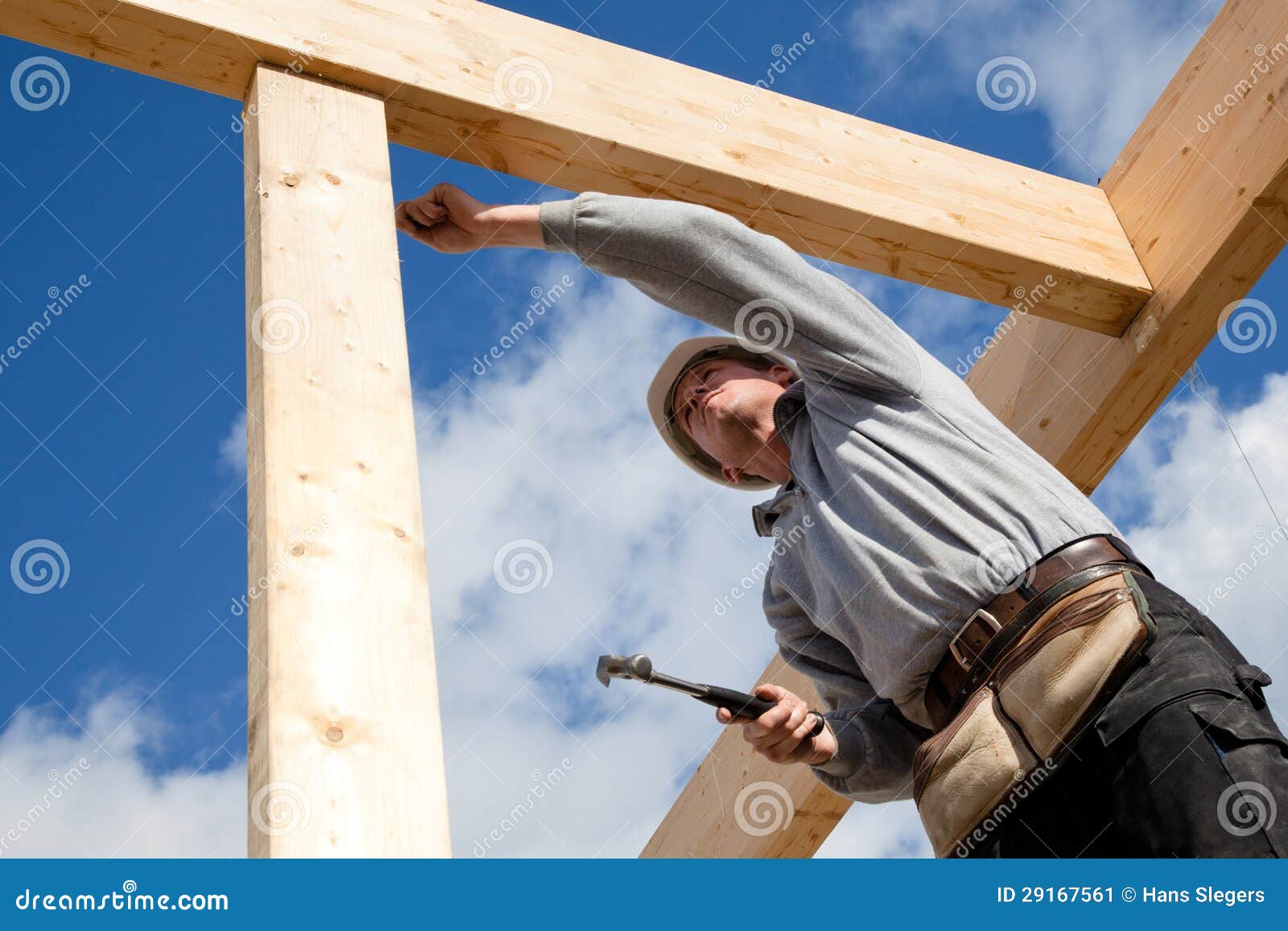 Authentic Construction Worker Stock Image - Image of hardhat ...