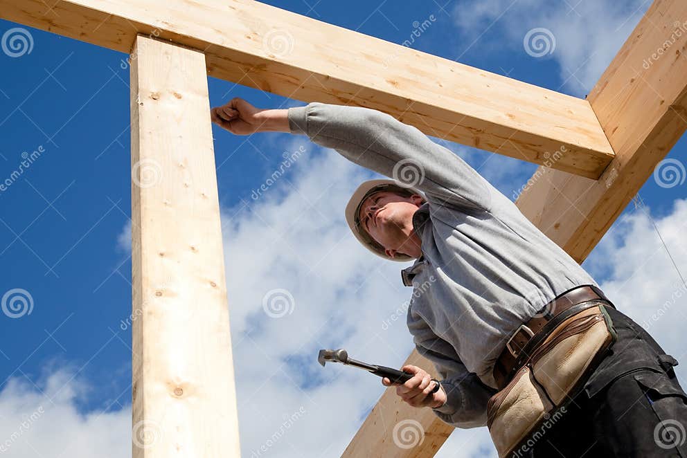 Authentic Construction Worker Stock Image - Image of hardhat ...