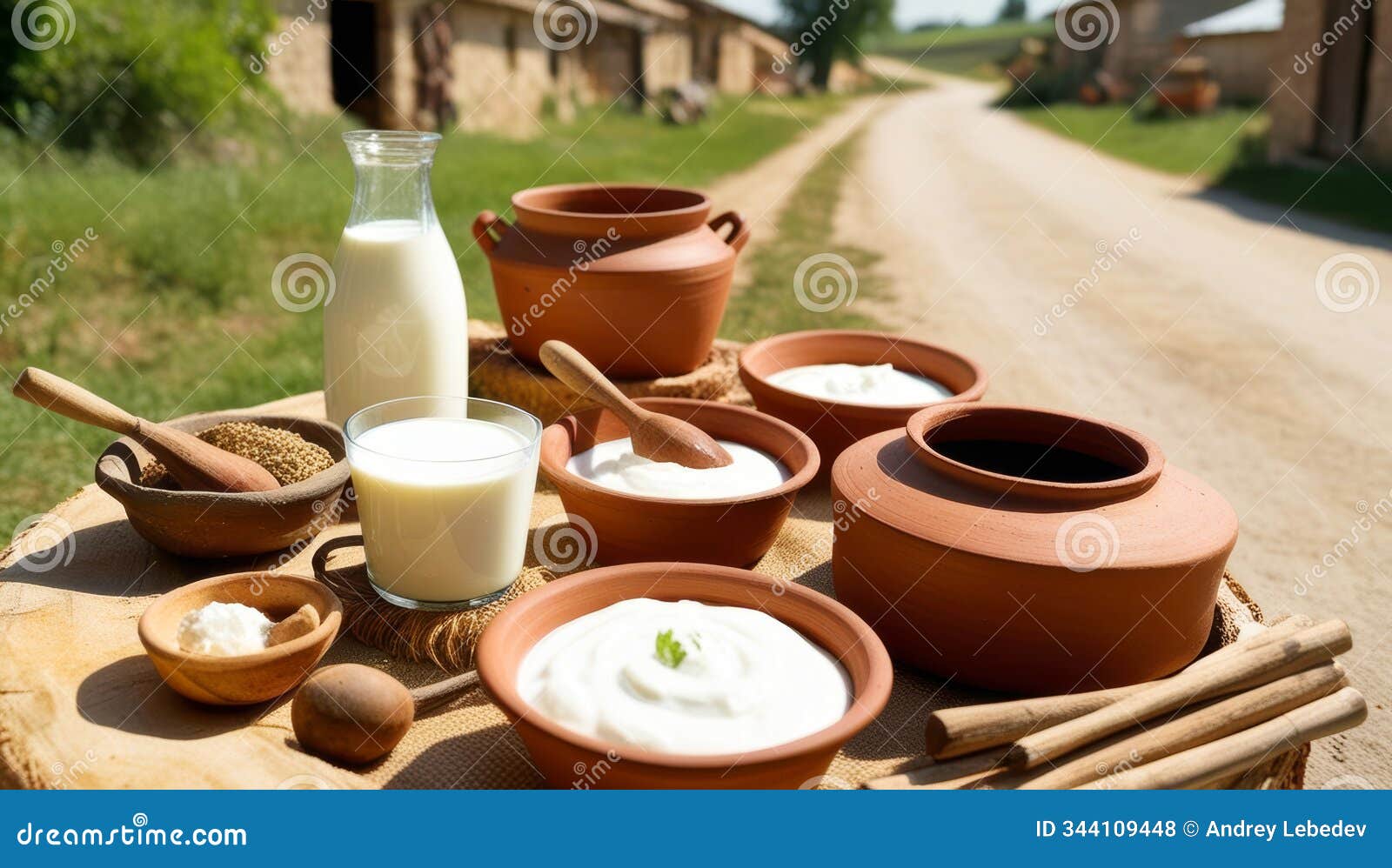 Authentic Countryside Yogurt Production with Organic Dairy and Natural ...