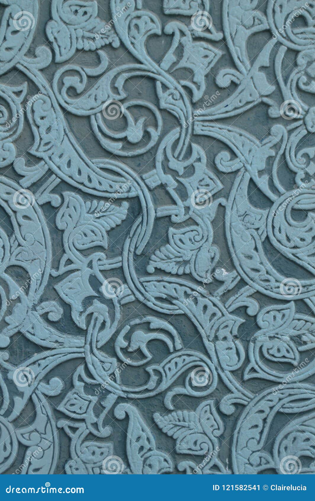 Authentic Decorative Marble Ornament-blue Pattern on Stone, Arabic ...