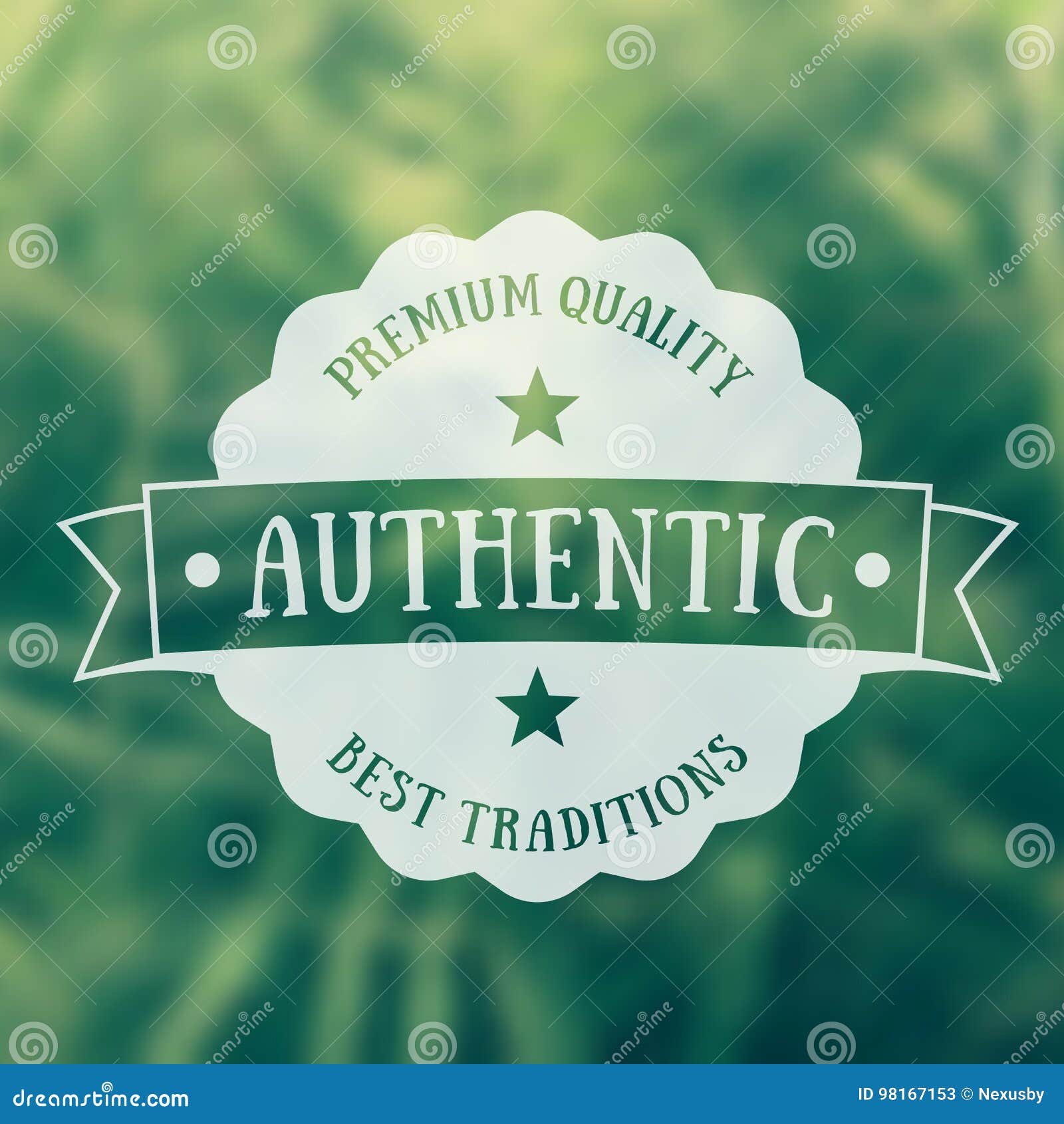 Authentic Emblem, Vector Badge Stock Vector - Illustration of element ...