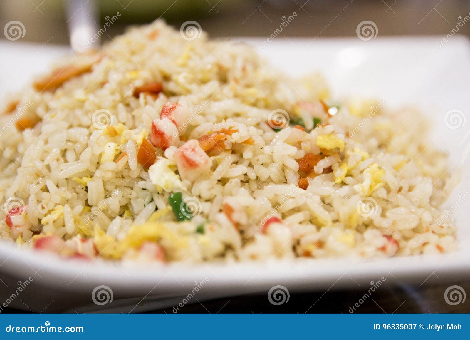 Authentic Fried Rice stock image. Image of blue, favourites - 96335007