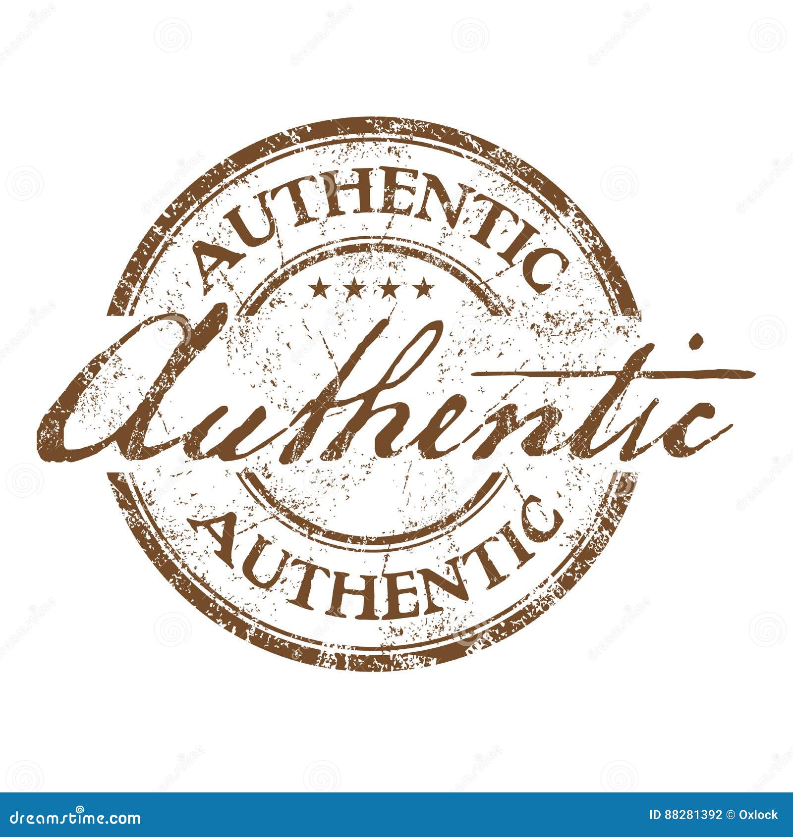 Authentic Grunge Rubber Stamp Stock Vector - Illustration of abstract ...