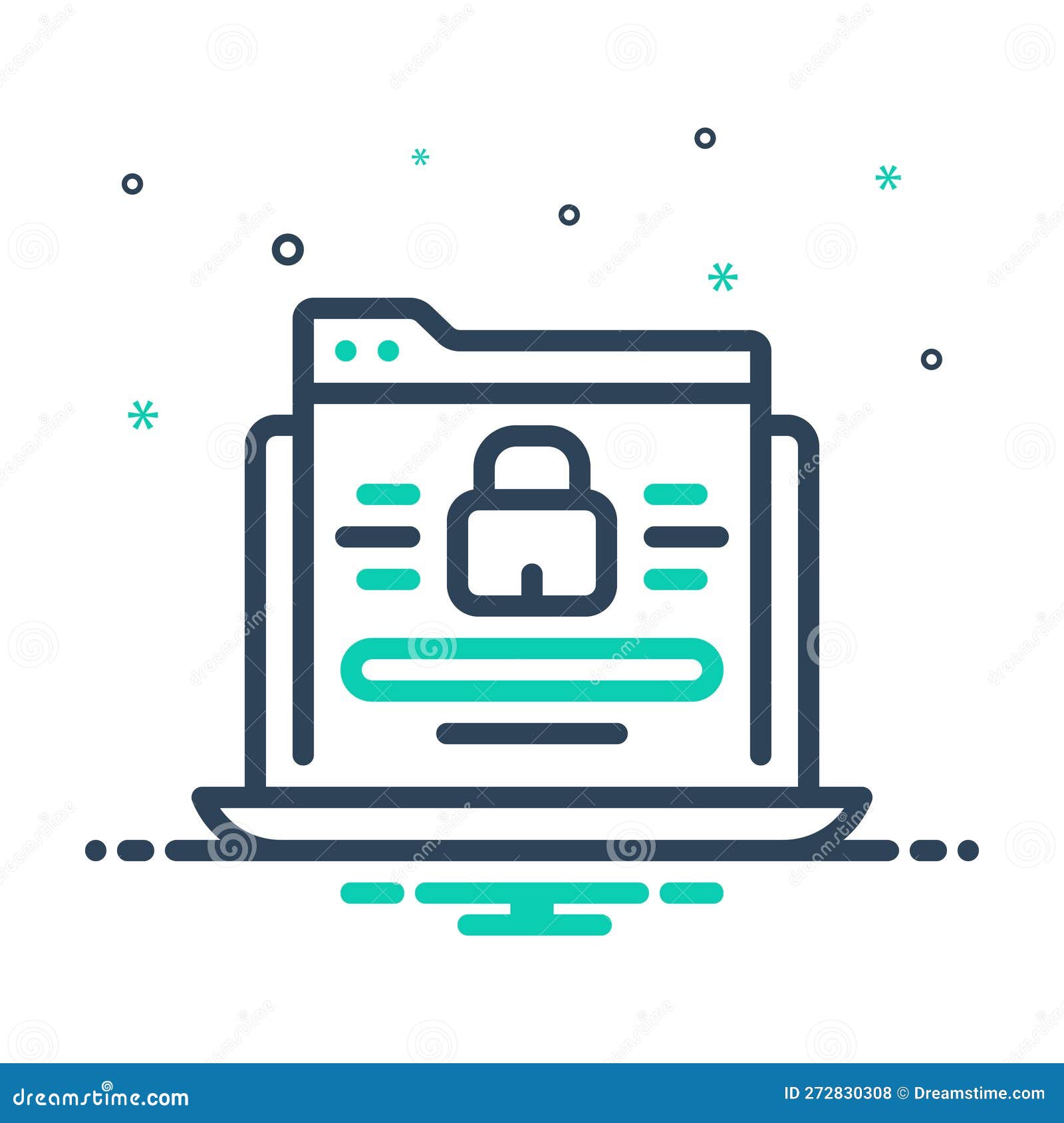 Mix Icon for Authentic, Credible and Secure Stock Vector - Illustration ...