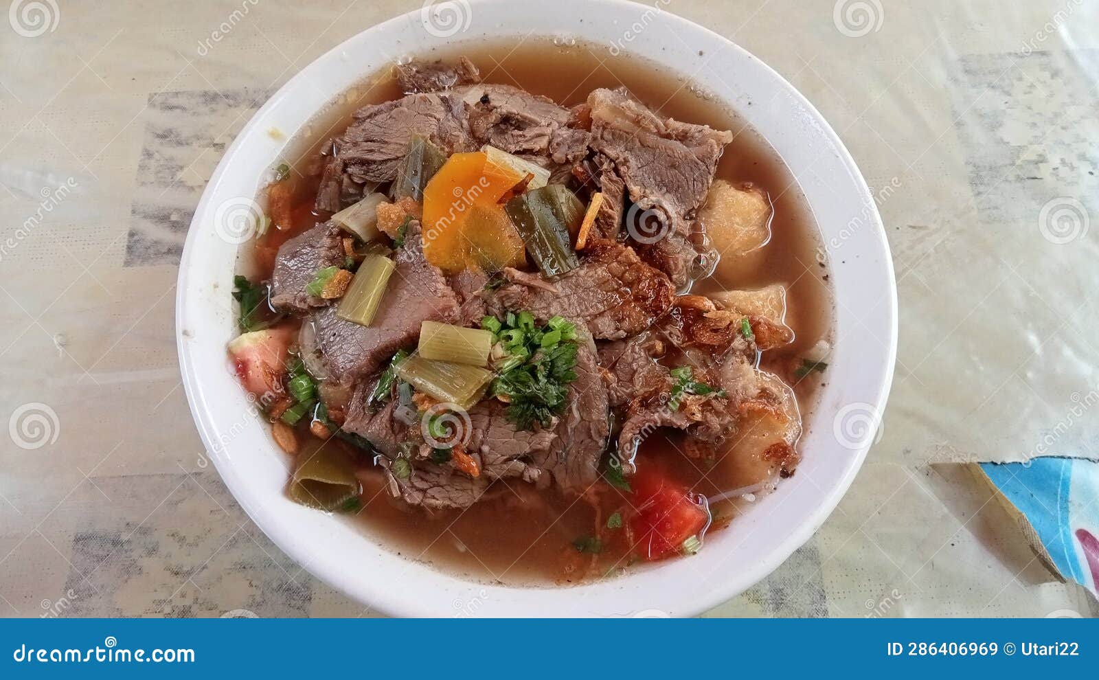 Authentic Indonesian Food with Good Texture and Taste Stock Image ...