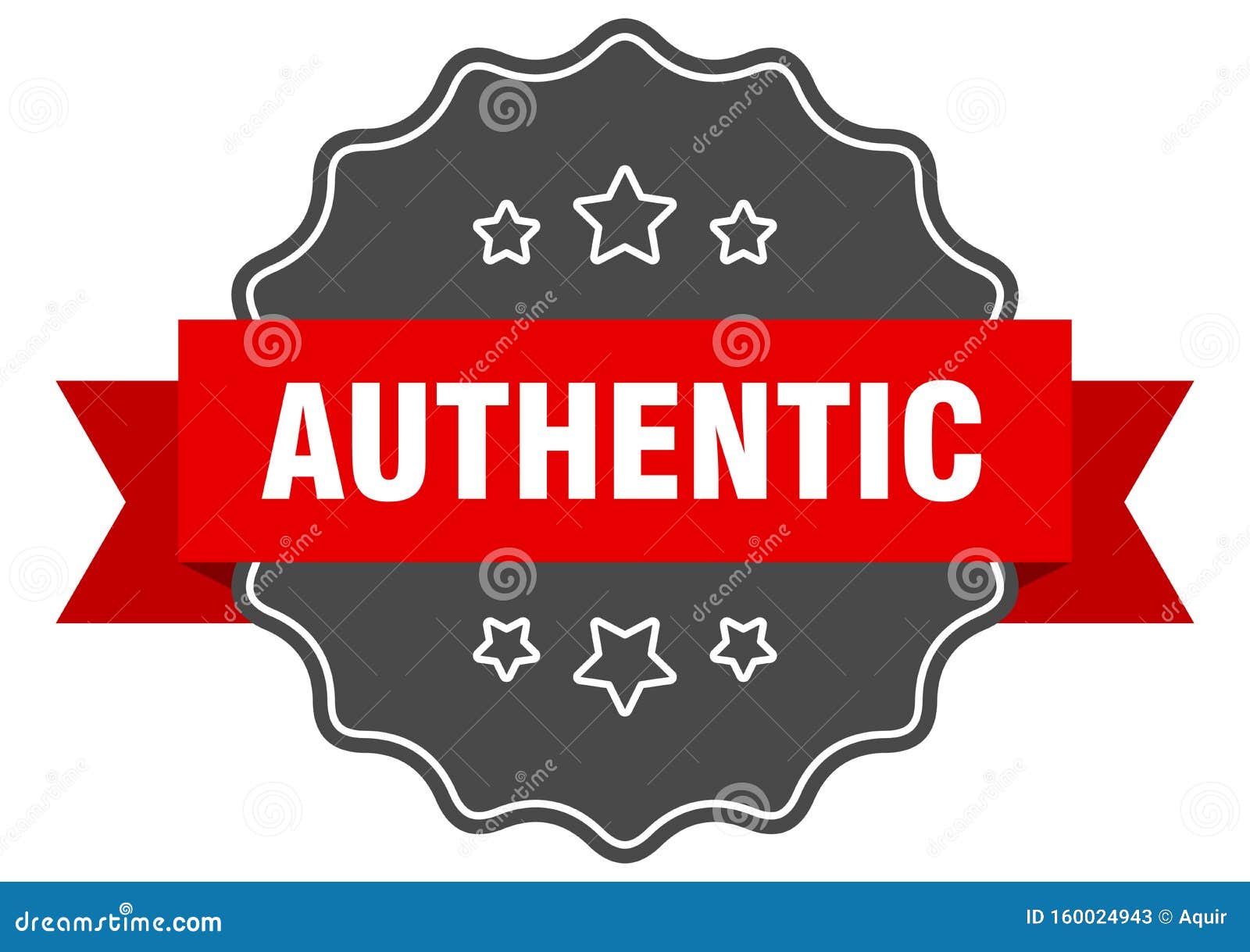 Authentic label stock vector. Illustration of vignette - 160024943