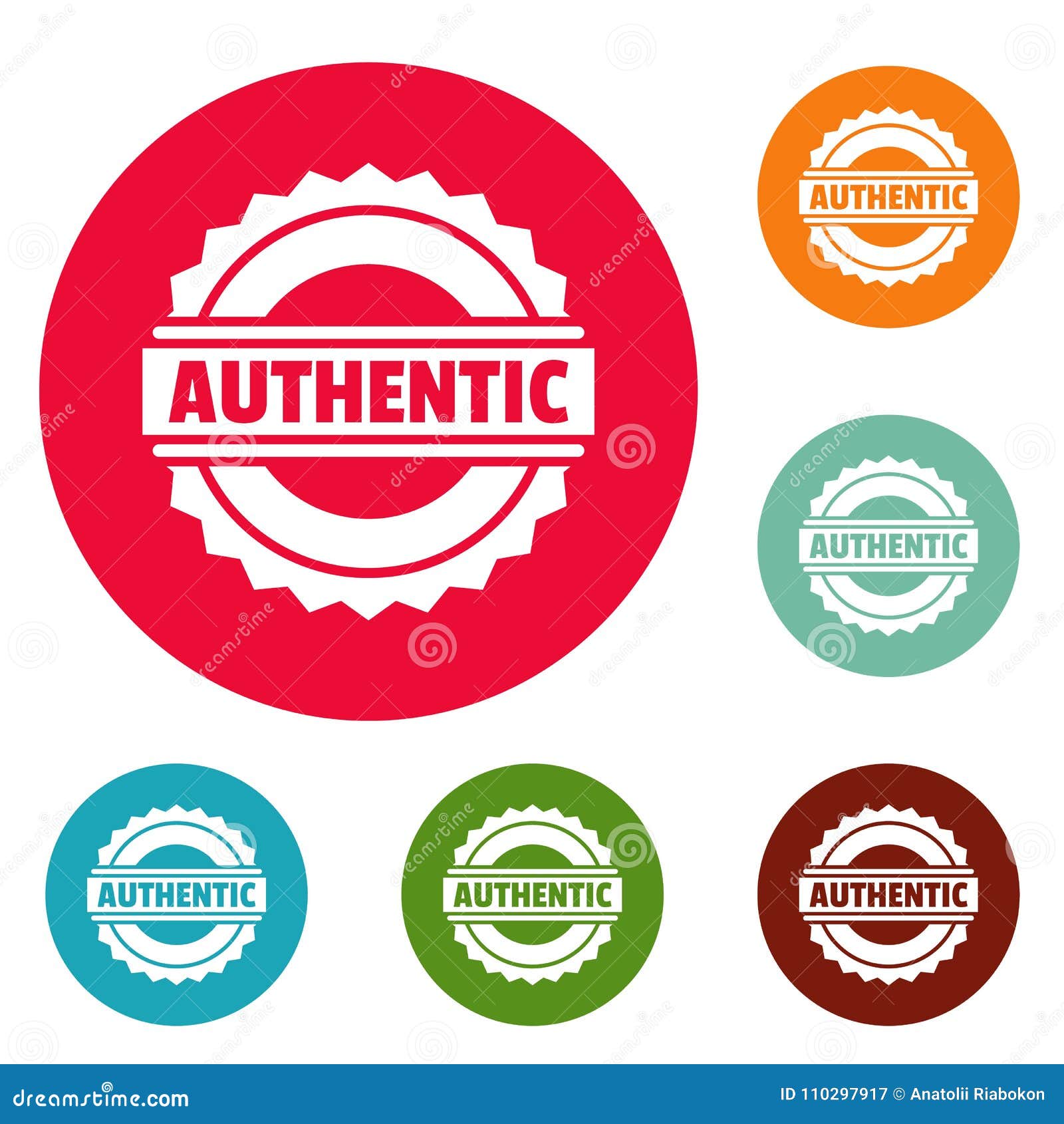 Authentic Logo, Simple Style. Stock Vector - Illustration of true ...