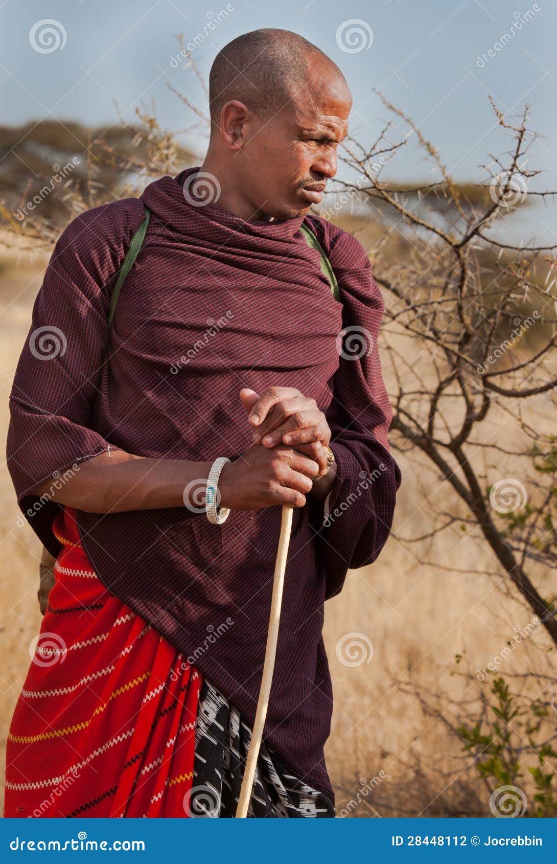 Authentic Masai Man from Tanzania Editorial Photography - Image of ...