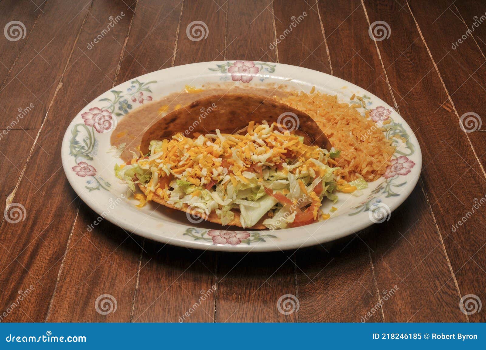 Authentic Mexican Chalupa stock image. Image of corn - 218246185