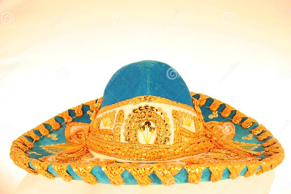 Authentic Mexican Hat stock photo. Image of fighter, gold - 1352834