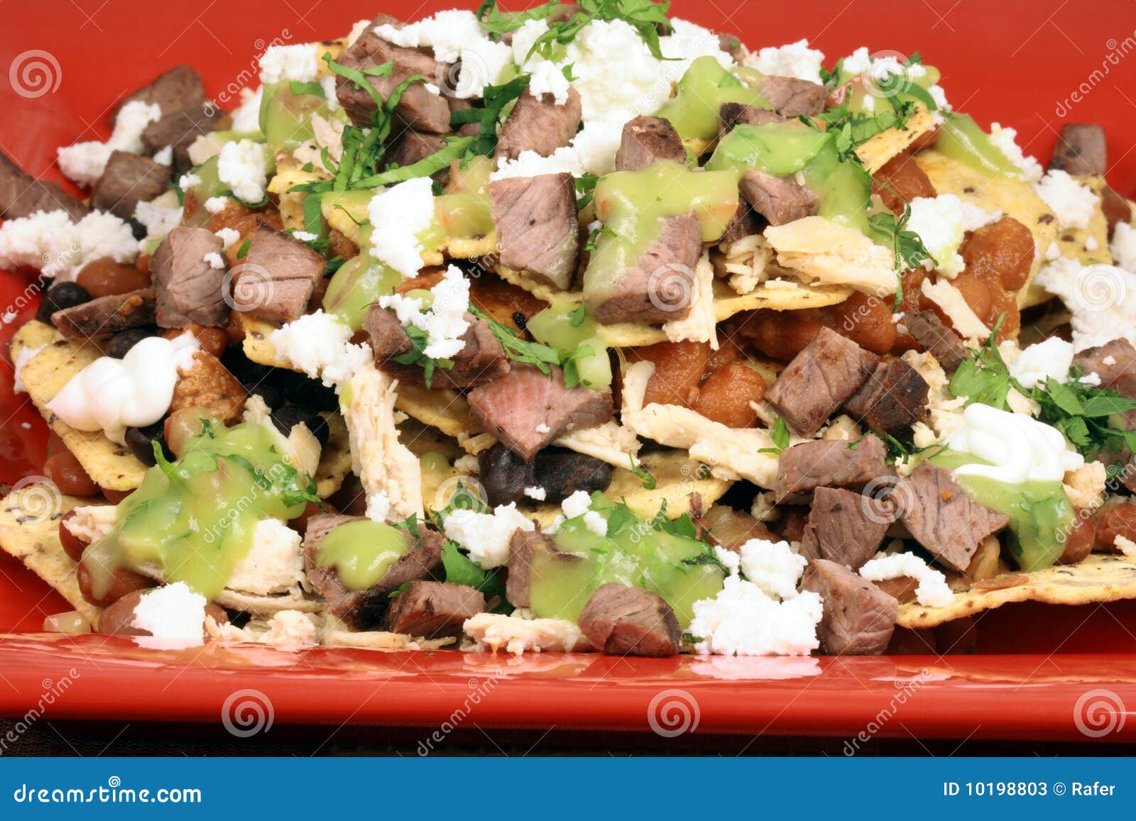 Authentic mexican nachos stock image. Image of corn, lunch - 10198803
