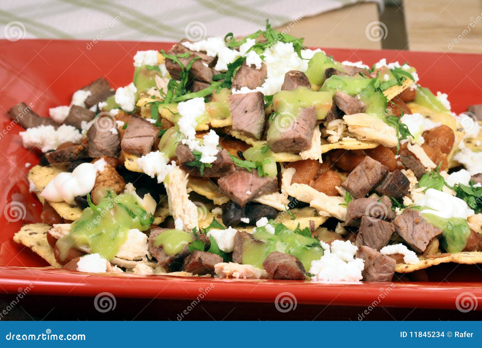 Authentic mexican nachos stock photo. Image of salsa - 11845234