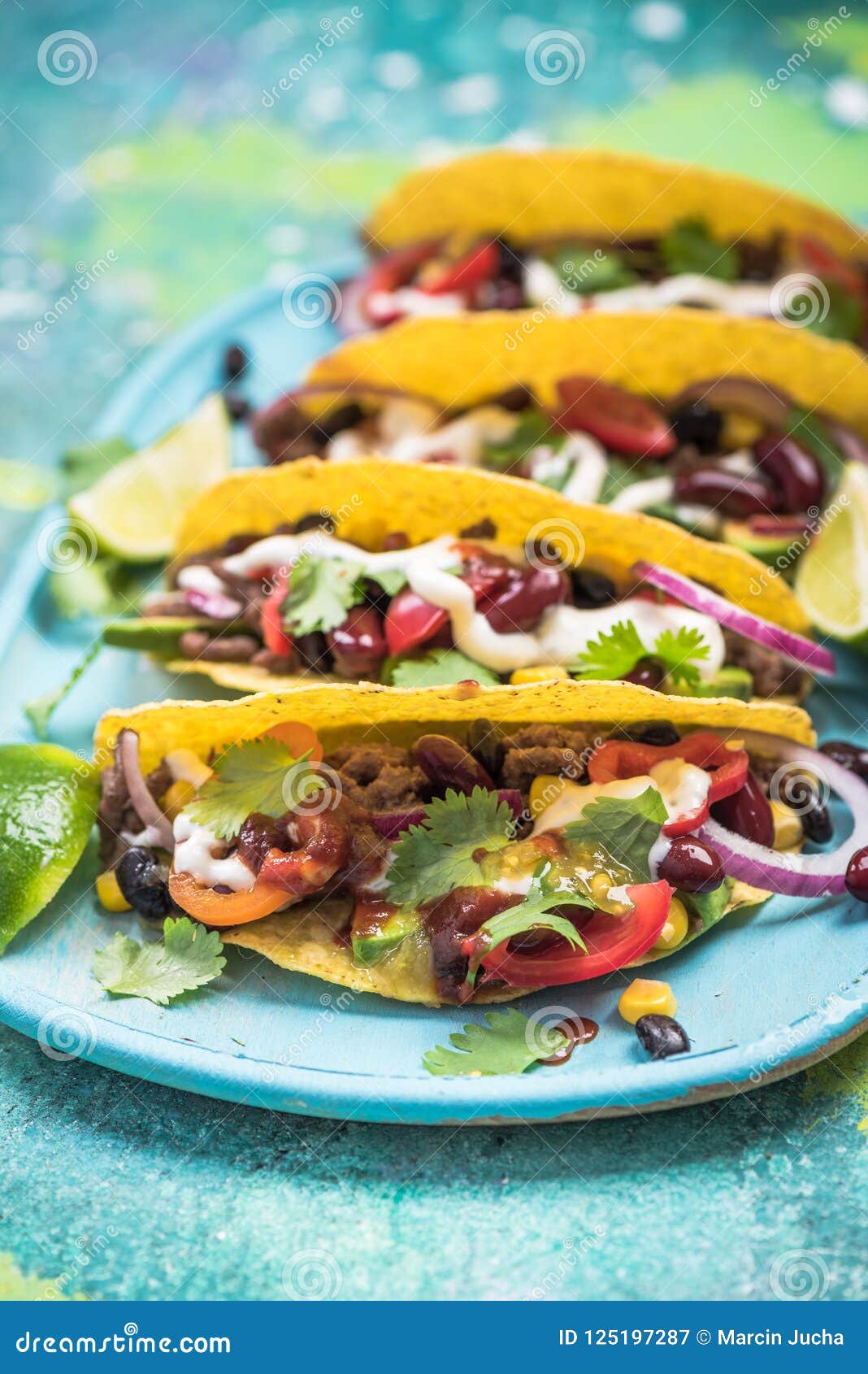 Authentic Mexican Street Food Stock Image - Image of pepper, lunch ...