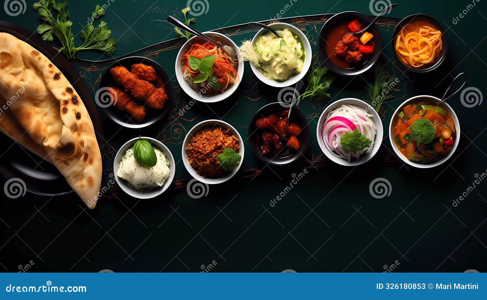 An Authentic Middle Eastern Restaurant Menu Template of Culinary ...