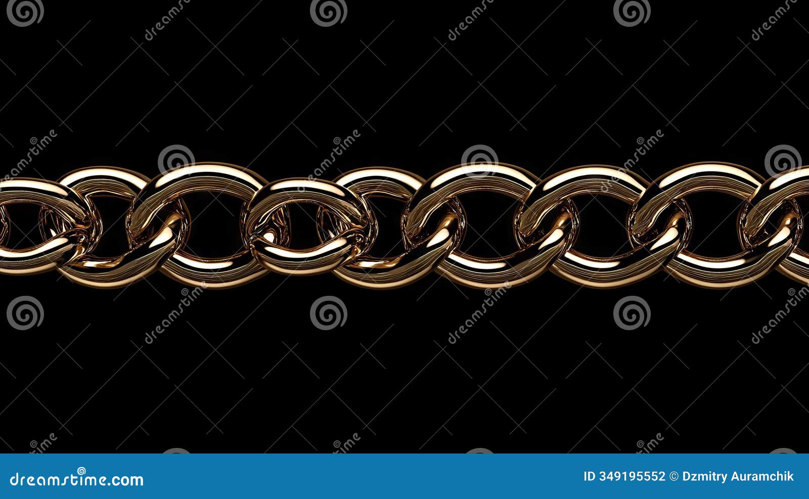 Authentic Modern Smooth Golden Metal Chain Designed for Brushes and ...