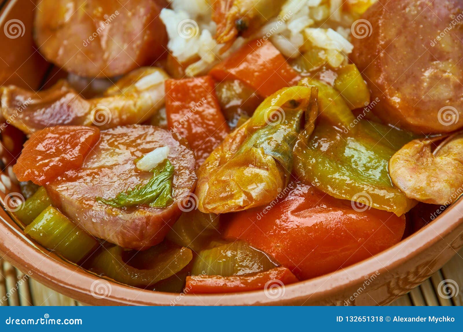 Authentic New Orleans Style Gumbo Stock Photo - Image of style, cajun ...