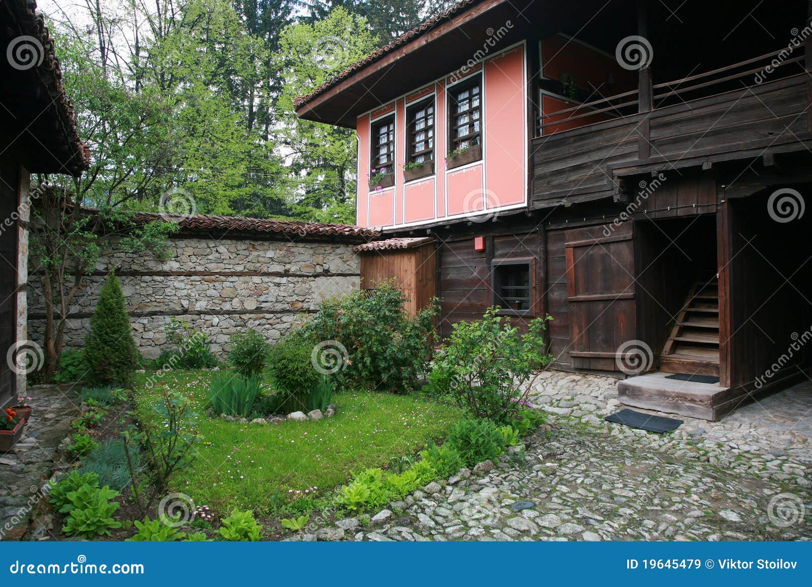 Authentic Old Bulgarian House Stock Image - Image of authentic ...