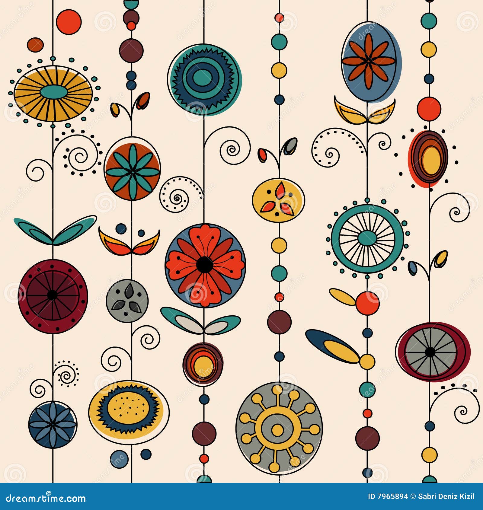 Authentic Ornament Design Vector Stock Vector - Illustration of ...