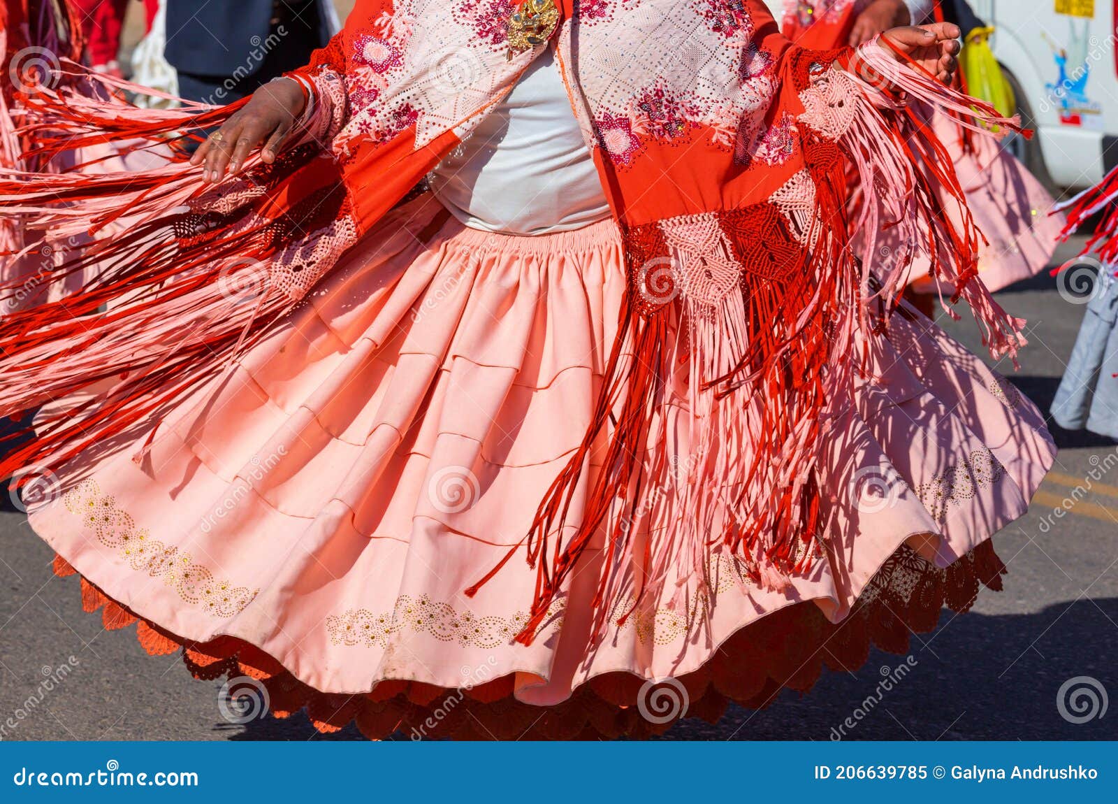 Peruvian dance stock image. Image of people, america - 206639785