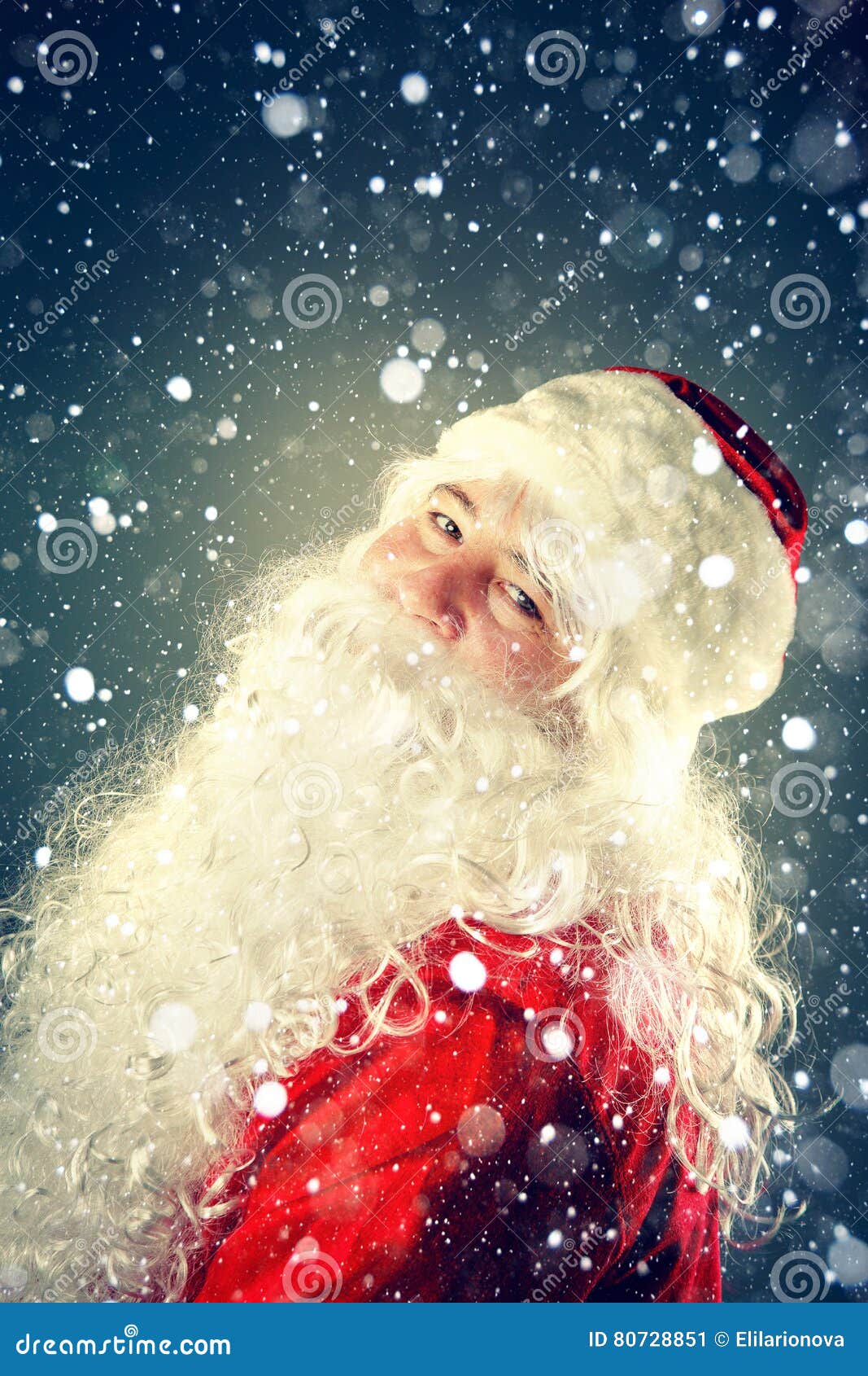 Authentic Santa Claus. stock image. Image of fictional - 80728851