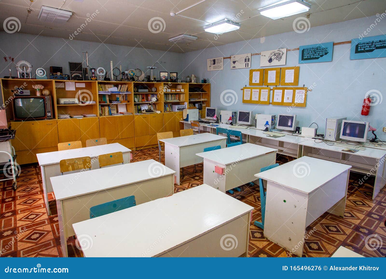 Authentic School Class in a Russian Village. Editorial Photo - Image of ...