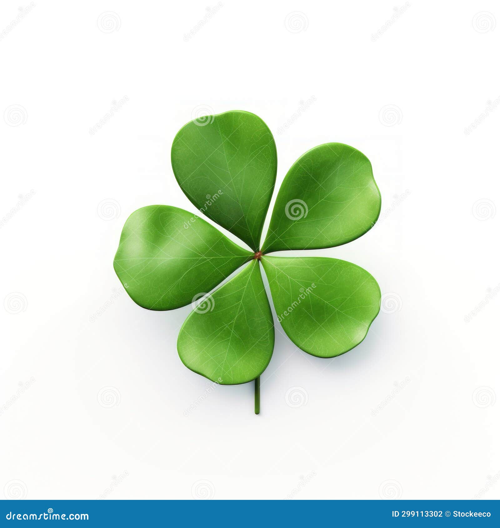 Authentic Shamrock 4 Leaf Clover: a Daz3d Inspired Danish Design Stock ...