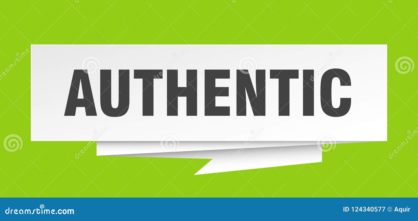 Authentic stock vector. Illustration of label, bubble - 124340577