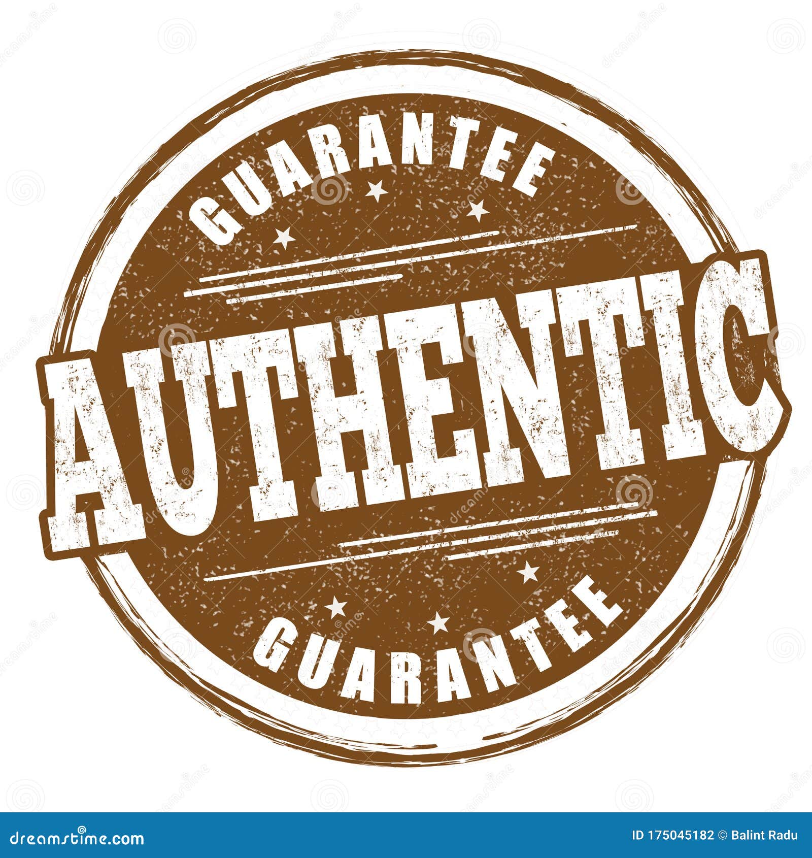 Authentic sign or stamp stock vector. Illustration of insignia - 175045182