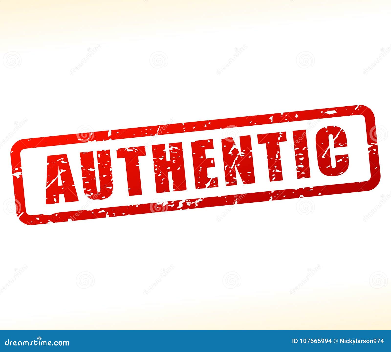 Authentic Stamp Cartoon Vector | CartoonDealer.com #122275655