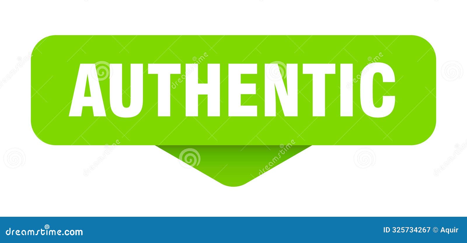 Authentic Sticker. Authentic Sign on Transparent Background Stock ...