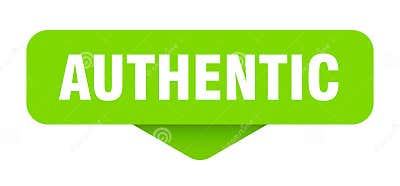 Authentic Sticker. Authentic Sign on Transparent Background Stock ...