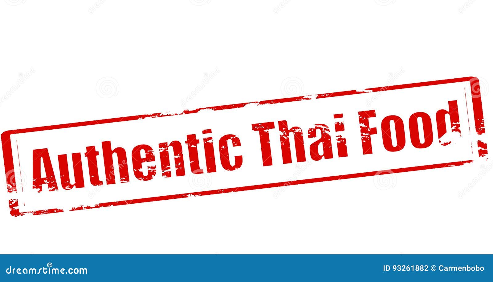 Authentic Thai food stock illustration. Illustration of stamp - 93261882