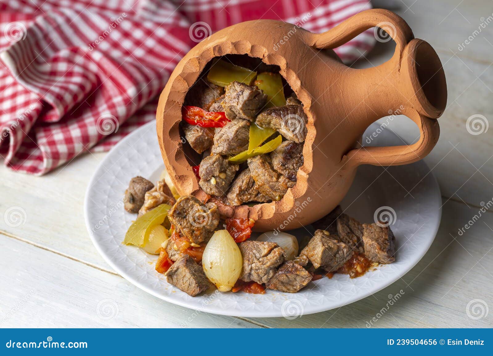 Authentic Turkish Testi Kebab Cooked in Earthenware Waterjug, Turkish ...