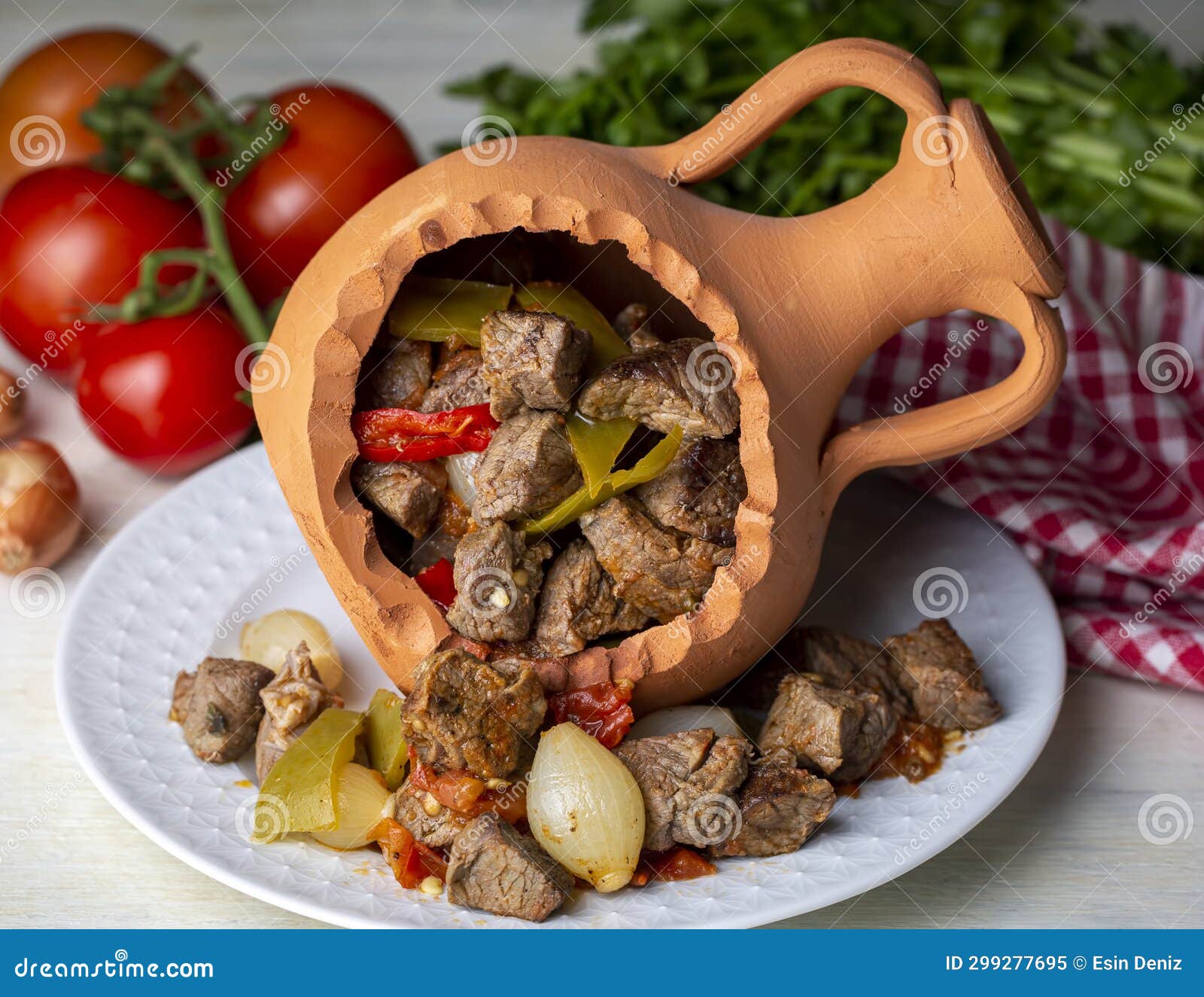 Authentic Turkish Testi Kebab Cooked in Earthenware Waterjug, Turkish ...