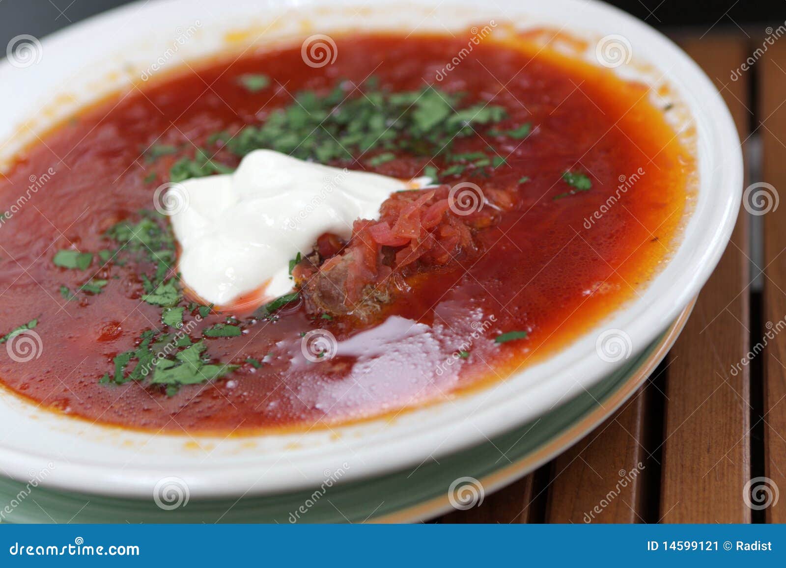 Authentic Ukrainian Borsch stock image. Image of culture - 14599121