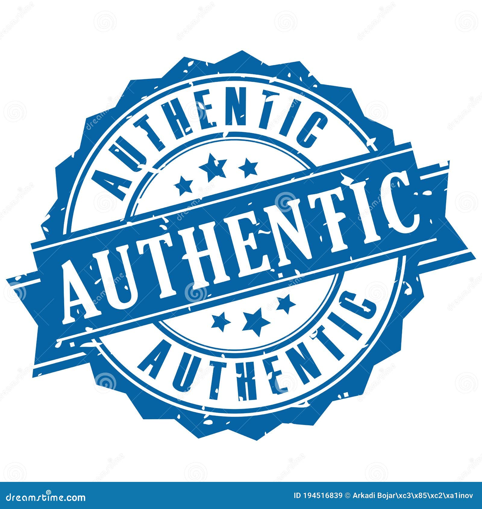 Authentic Vector Certificate Isolated On White Background ...