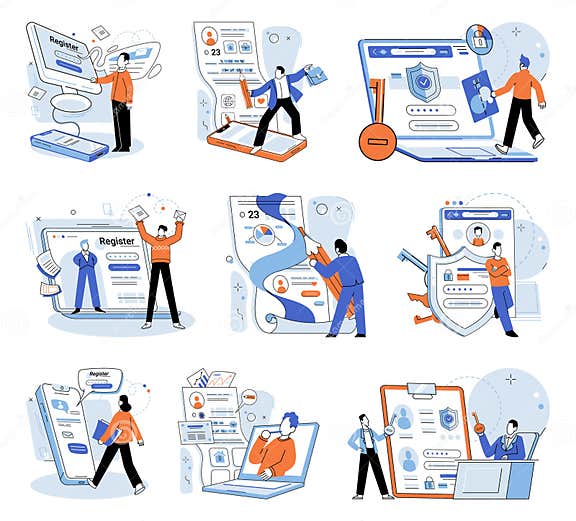 Authentication. Ensuring Secure Environment is Paramount for Protecting Sensitive Data Stock ...