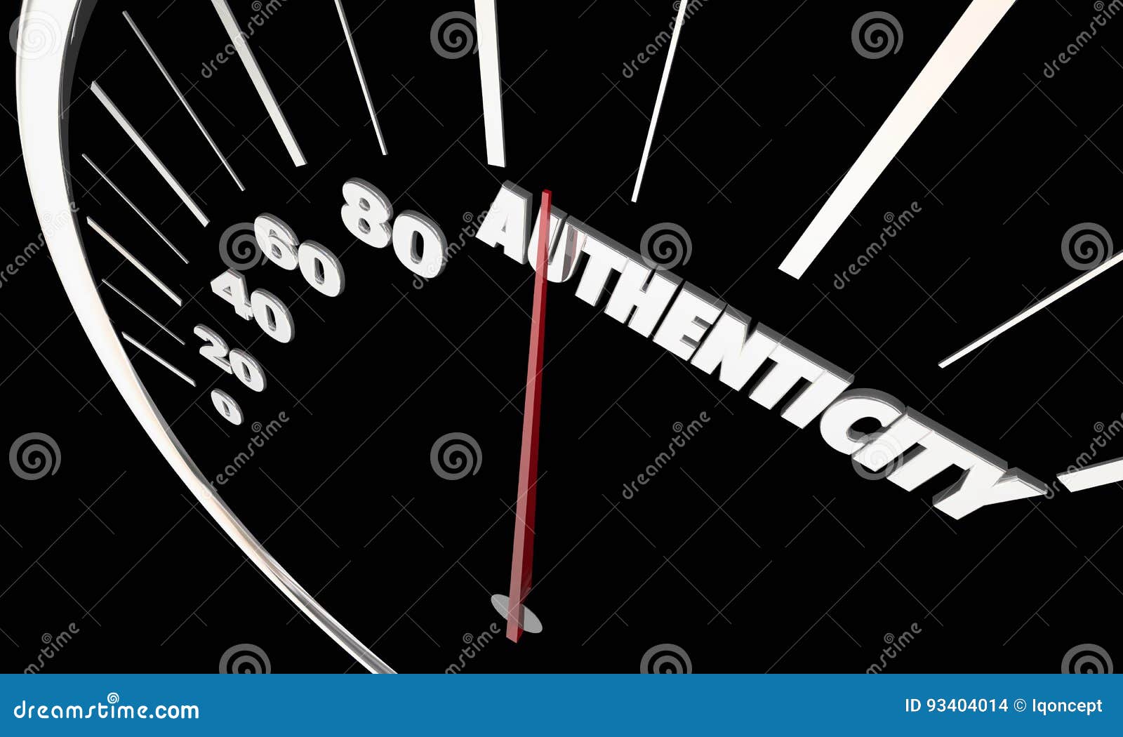 Authenticity Official Real Authorized Speedometer Stock Illustration ...